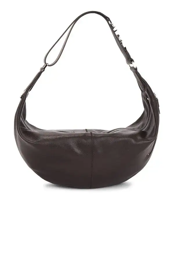 Lemaire Quiver Clip Bag - Dark Chocolate | Editorialist